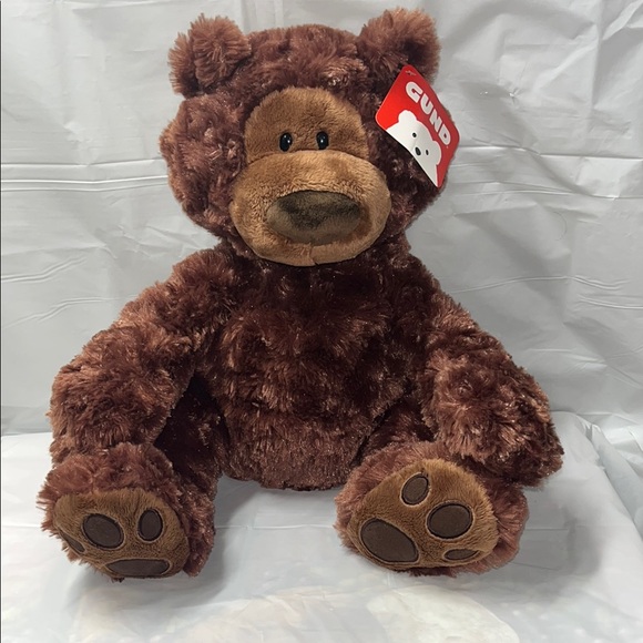 Gund | Toys | Gund Brown Stuffed Animal Teddy Bear | Poshmark